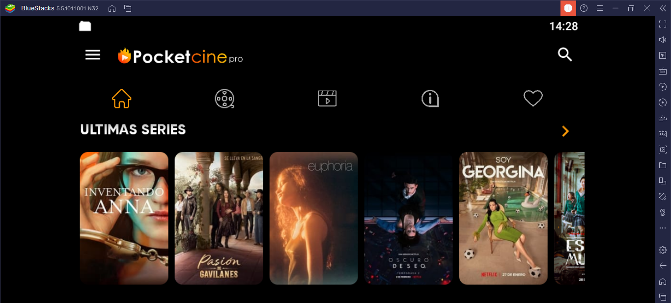 Pocket CINE PRO para PC, TV y Celular: nueva APK Películas Gratis ️
