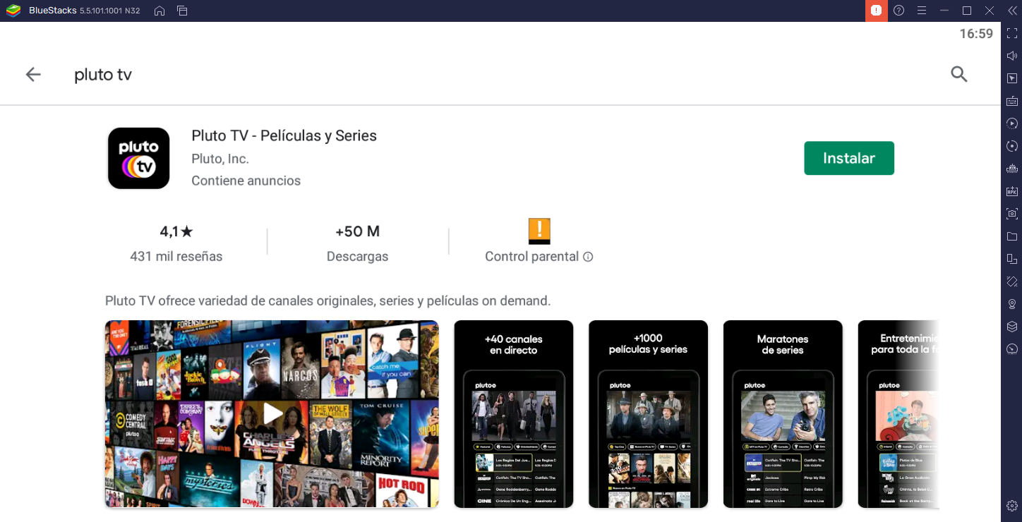 Descarga【PLUTO TV】gratis para PC ️